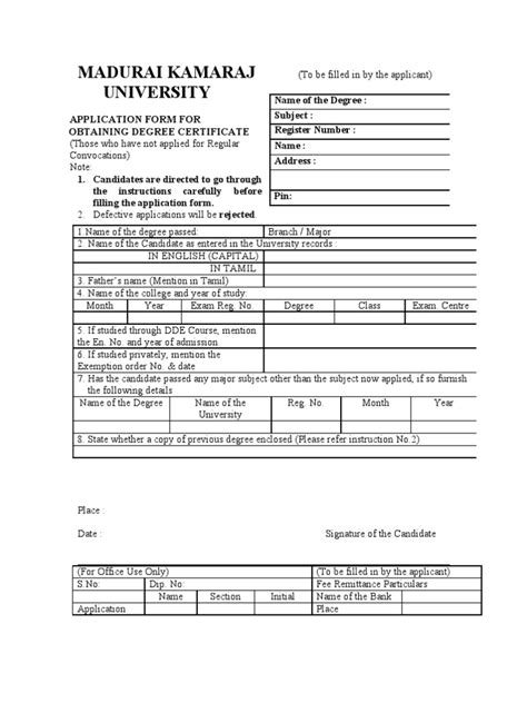 Mku Special Degree Certificate Academic Degree Postgraduate Education