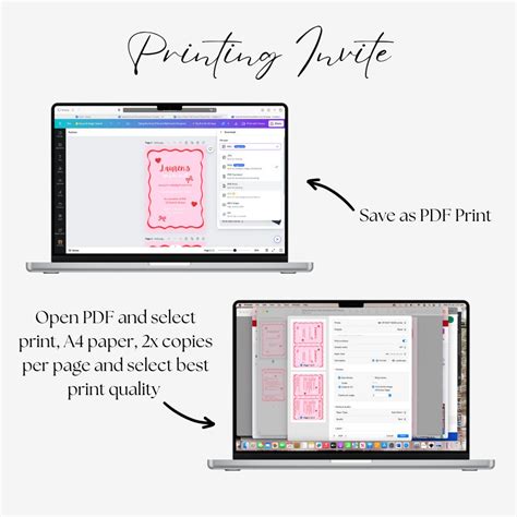 Tying The Knot Invitation Set Template Diy Canva Invitation Template