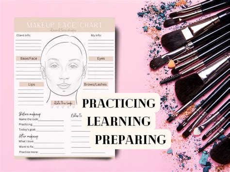 Realistic Face Chart Makeup Face Chart Different Face Shapes Face