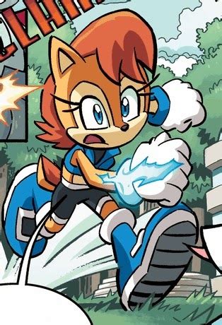 Sonic The Hedgehog Comic Character Checklist Princess Sally Acorn