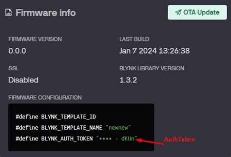 I Cant Get The Blynk Token Need Help With My Project Blynk Community