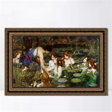 Vault W Artwork Hylas And The Nymphs By John William Waterhouse