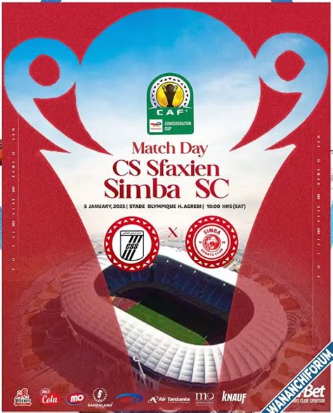 Je Kikosi Cha Simba Sc Vs Cs Sfaxien Leo Tarehe 05 Januari 2024