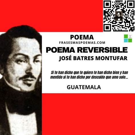 Poema Reversible De José Batres Montúfar Poema Frases Más Poemas