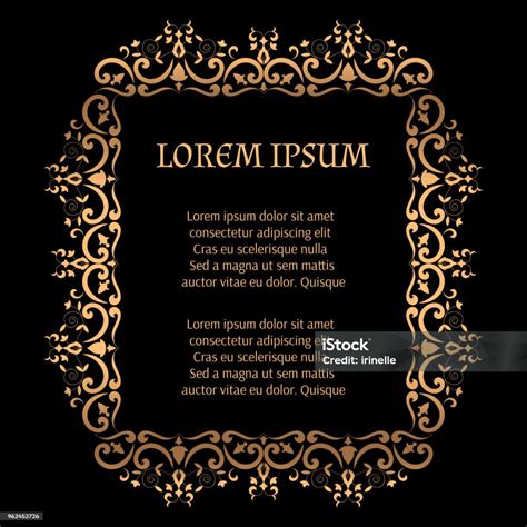로얄 프레임 럭셔리 배경 벡터입니다 빅토리아 골드 테두리 꽃 모티브 패턴입니다 빈티지 디자인 청첩장 저장 날짜 카드 기념 파티 스파 아름다움 또는 신부 살롱 정사각형 구성에