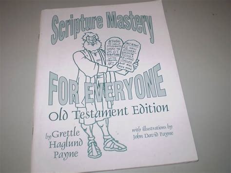 Old Testament Scripture Mastery Scripture Mastery For Everyone