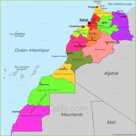 Carte Du Maroc Images ≡ Voyage Carte Plan