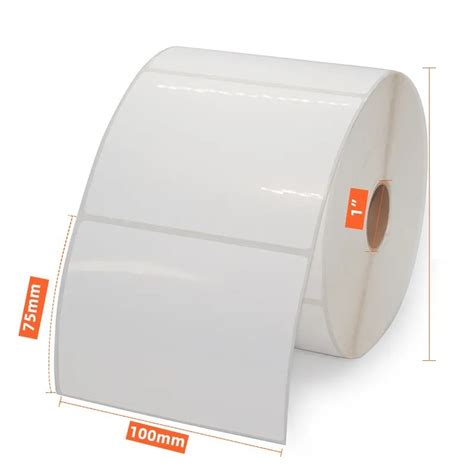 Decal Nhiệt Giấy In đơn Hàng 10075 100x75mm Cuộn Tem Nhiệt 100x75 In
