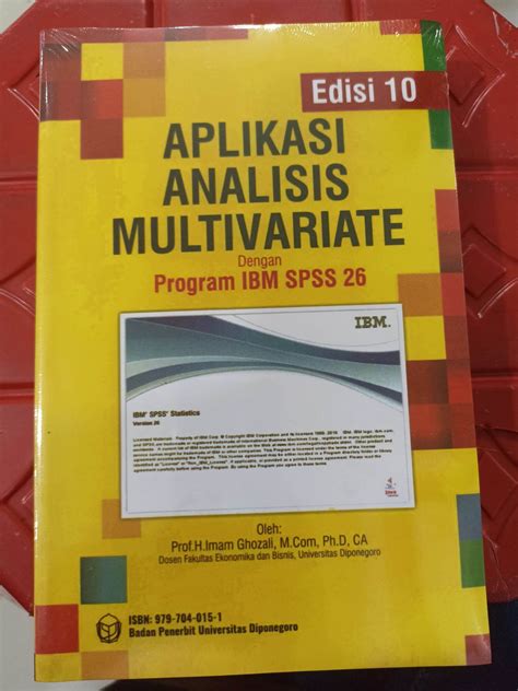 Aplikasi Analisis Multivariate Dengan Program Ibm Spss 26 Edisi 10