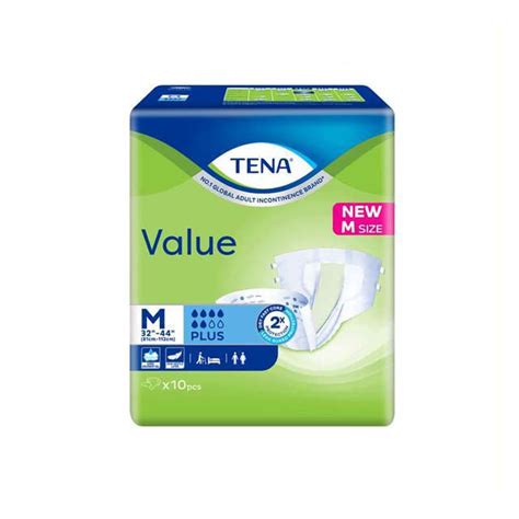 Tena Value Adult Diaper M 10s