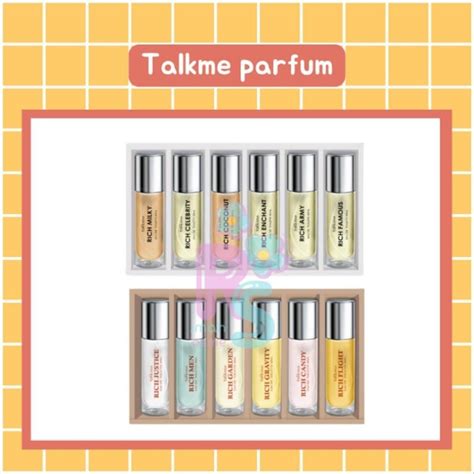 Jual Talkme Crazy Ritch Dan Ritch Series Eau De Parfum Bpom 30ml Ecer Shopee Indonesia
