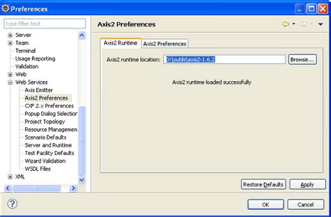 Tutoriel Web Services Avec Axis 2 Sous Eclipse Approche Bottom Up