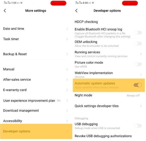 How To Turn Off On Automatic System Updates In Android
