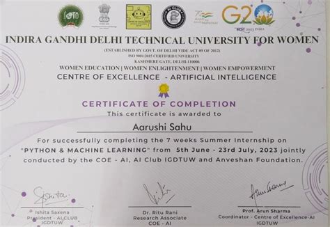 Aarushi Sahu On Linkedin Python Machinelearning Internship Research Sentimentanalysis