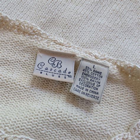 Vintage 90s Embroidered Sweater The Main Color Si Depop
