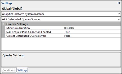 Sql Sentry Settings Pane