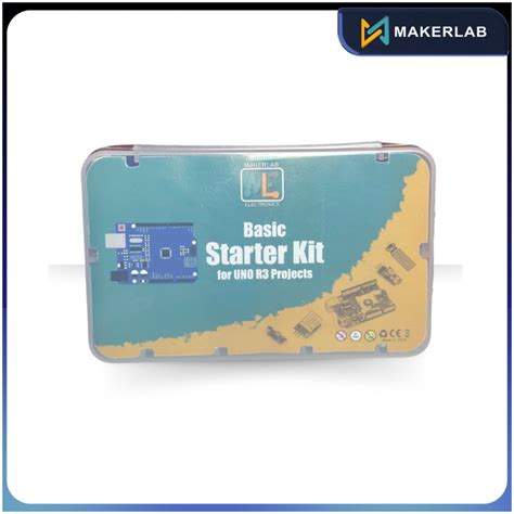 Makerlab Basic Starter Kit For Uno R3 With Tutorial Code Compatible Wi Makerlab Electronics