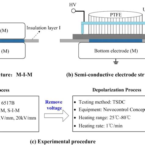 Schematic Diagram Of Electrode Structure A Metal Electrode Structure