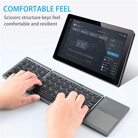 Mini Bluetooth 3 0 Folding Keyboard Touchpad For Samsung Dex Windows I