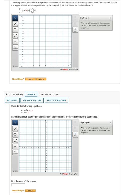 Solved The Integrand Of The Definite Integral Is A