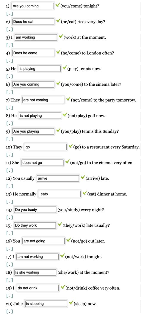 Present Continuous Or Present Simple — Տիգրան Չերքեզյանի բլոգ