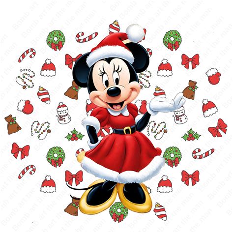 Minnie Mouse Christmas Clipart Minnie Mouse Png New Year Clipart