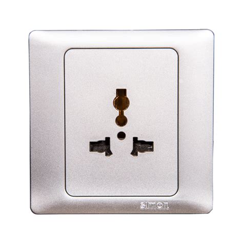 Multistandard Universal Socket 13A Silver TACC Shop Online Today