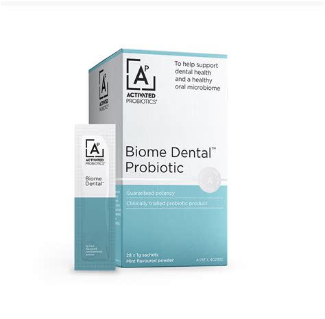 Biome Dental Probiotic 28 X 1g Sachets Mint Flavoured Powder My