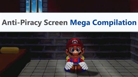 Nintendo Anti Piracy Screen Mega Compilation Youtube