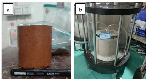 a test sample preparation and b dynamic adsorption test setup