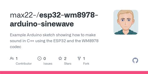 Github Max22 Esp32 Wm8978 Arduino Sinewave Example Arduino Sketch Showing How To Make Sound