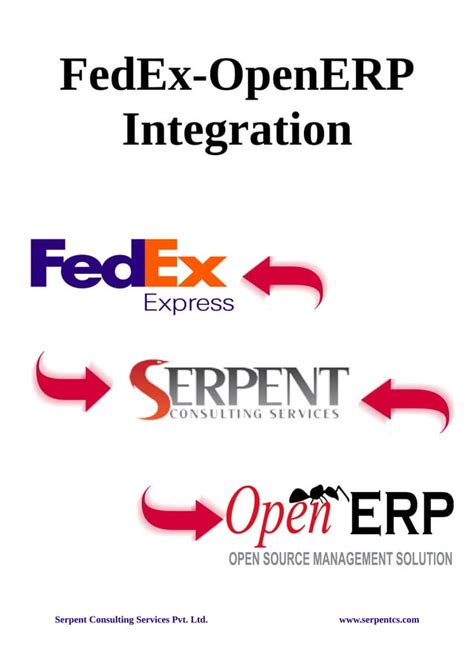 Openerp Fedex Integration By Serpentcs Pdf