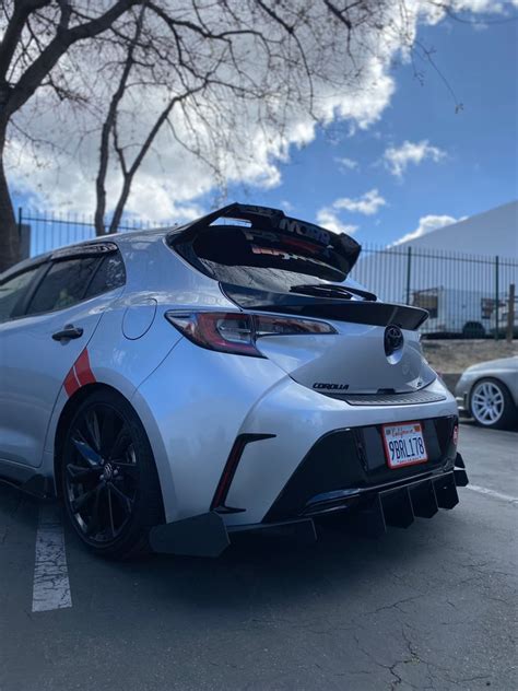 Downforcesolutions — 19 23 Toyota Corolla Hatchback “v2” Rear Diffuser