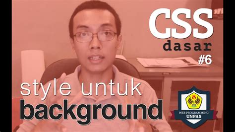 Css Dasar 6 Background Youtube