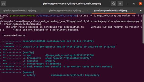 realizzazione di un applicazione di web scraping con python celery e