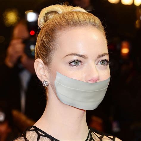 Emma Stone Microfoam Gagged By Falsegagoperation On Deviantart