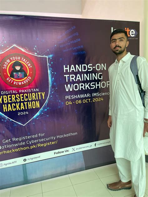 Anees Ur Rehman N On Linkedin Cybersecurity Hackathon Imsciences Igniteworkshop