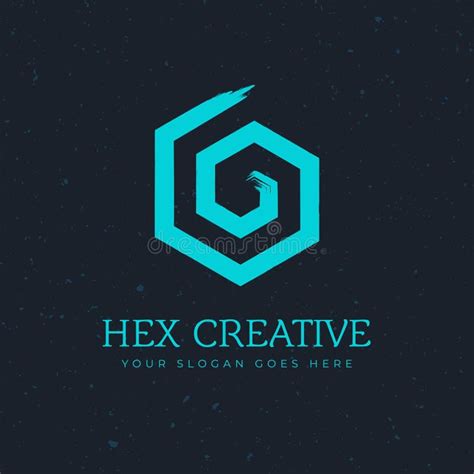 Simple Swirling Lines Hexagon Spiral Shape Twisted Wireframe Geometric