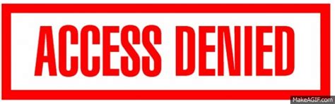 Access Denied On Make A GIF