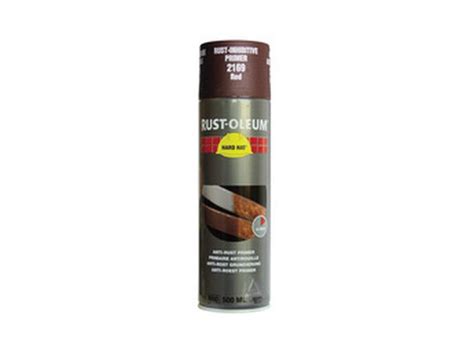 Rust Oleum 2169 Hard Hat Anti Rust Primer Rouge 500ml Aérosol