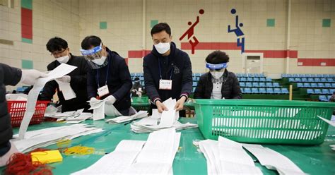 충남 출구조사 5곳 경합 민주당 4곳·통합당 2곳 우세