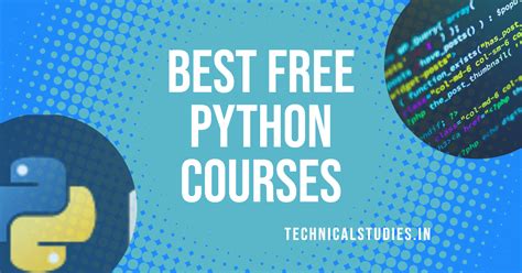 11 Best Free Python Courses On Udemy Technicalstudies