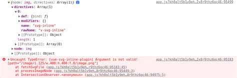 Argument Is Not Valid For Items Without V Svg Inline Directive Issue Oliverfindl Vue