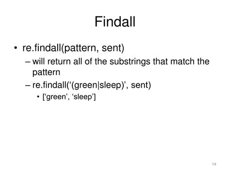 Ppt Lecture 4 Matching Things Regular Expressions Powerpoint Presentation Id2350462