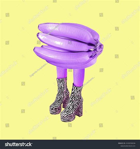 현대적인 디지털 콜라주 아트 여성은 세련된 스톡 사진 2128742036 Shutterstock