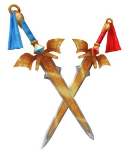 Roblox Toy Code Azure And Ruby Swordpack Rare Back Item Sent By