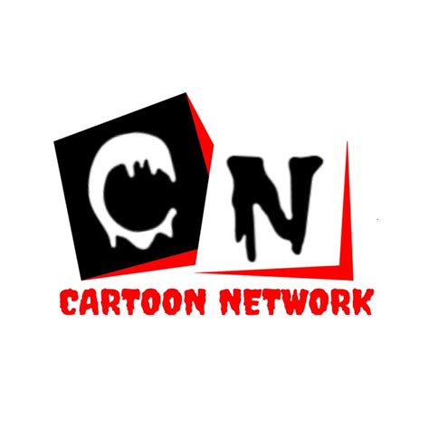 Cn Cartoon Network Logo In Red And Black