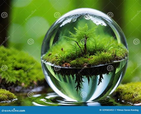 Tiny Ecosystem A Breathtaking Close Up Of A Miniature Ecosystem