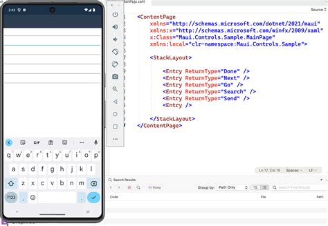 Regression700 Android Entry Return Type Not Rendering Properly · Issue 17463 · Dotnet