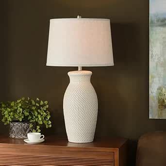 First Of A Kind Stylecraft 32 Bedside Table Lamp Novac Cream Finish
